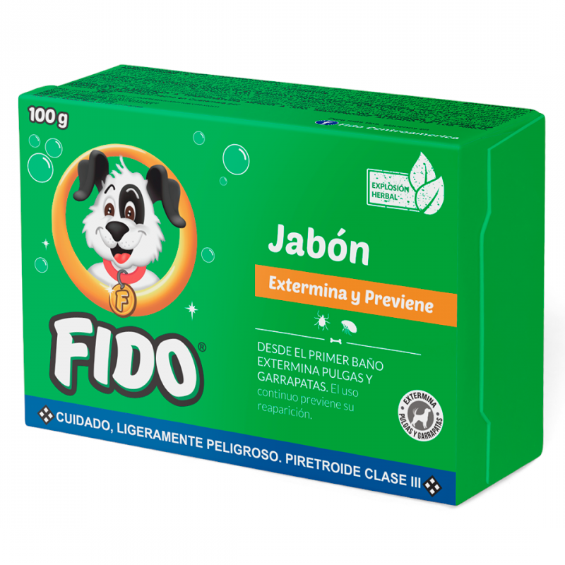 Fido – Jabón antipulgas – PawSoyos